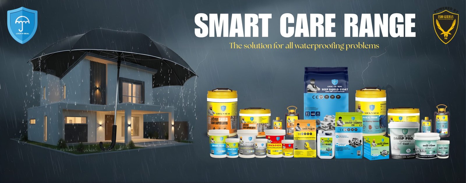 Lock-N-Seal® Waterproofing Products – Roof, Terrace & Bathroom ...